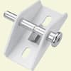 Prime-Line White Finish Push/Pull Sliding Door Lock U 9855 - The Home Depot