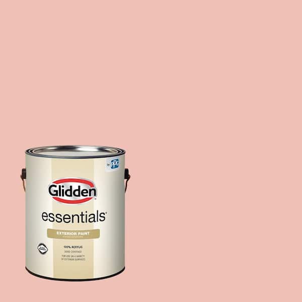 Glidden Essentials 1 gal. PPG1192-4 New Clay Satin Exterior Paint ...
