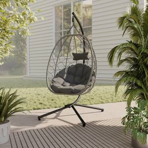 Leisuremod Summit Modern Outdoor Single Person Porch Swing Chair in ...