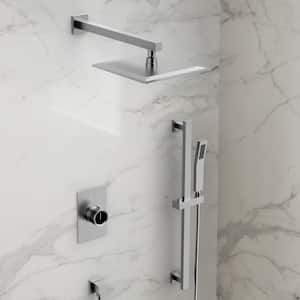 Have a question about GRANDJOY 6 in. Wall Mount Square 1-Handle 2-Spray ...