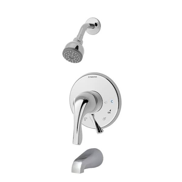 Symmons Origins Temptrol Single-Handle 1-Spray Tub and Shower Faucet in ...