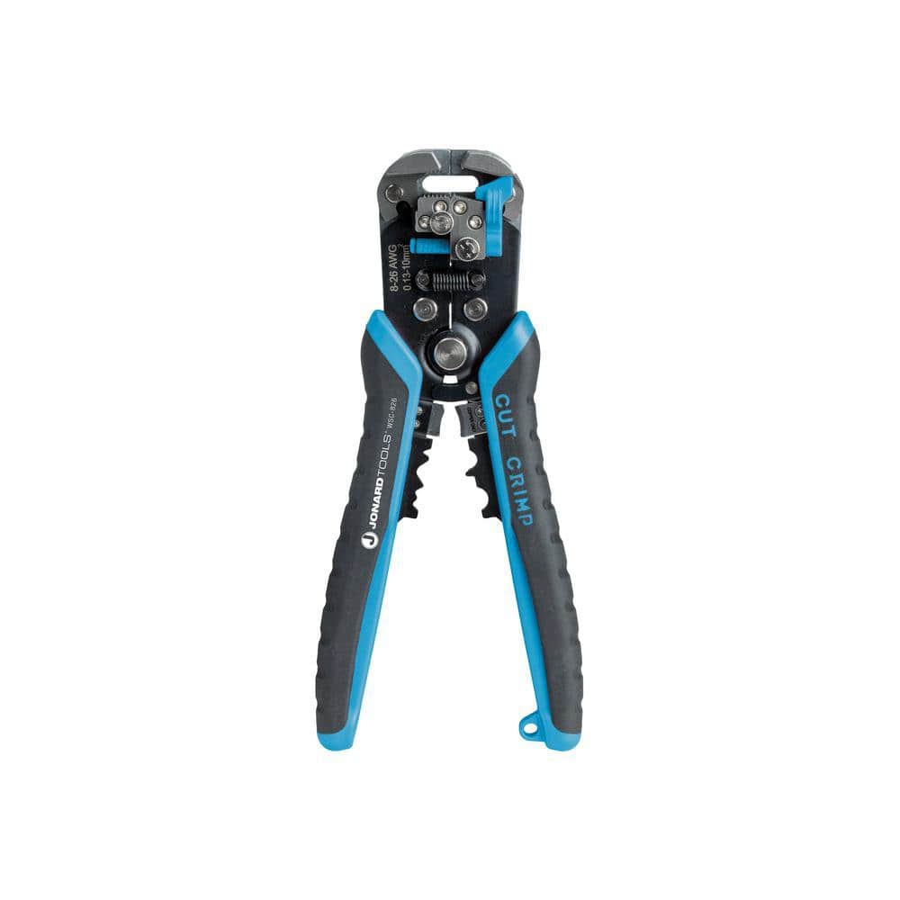 JONARD TOOLS Wire Stripper and Crimper for 8-26 AWG Solid and Stranded ...