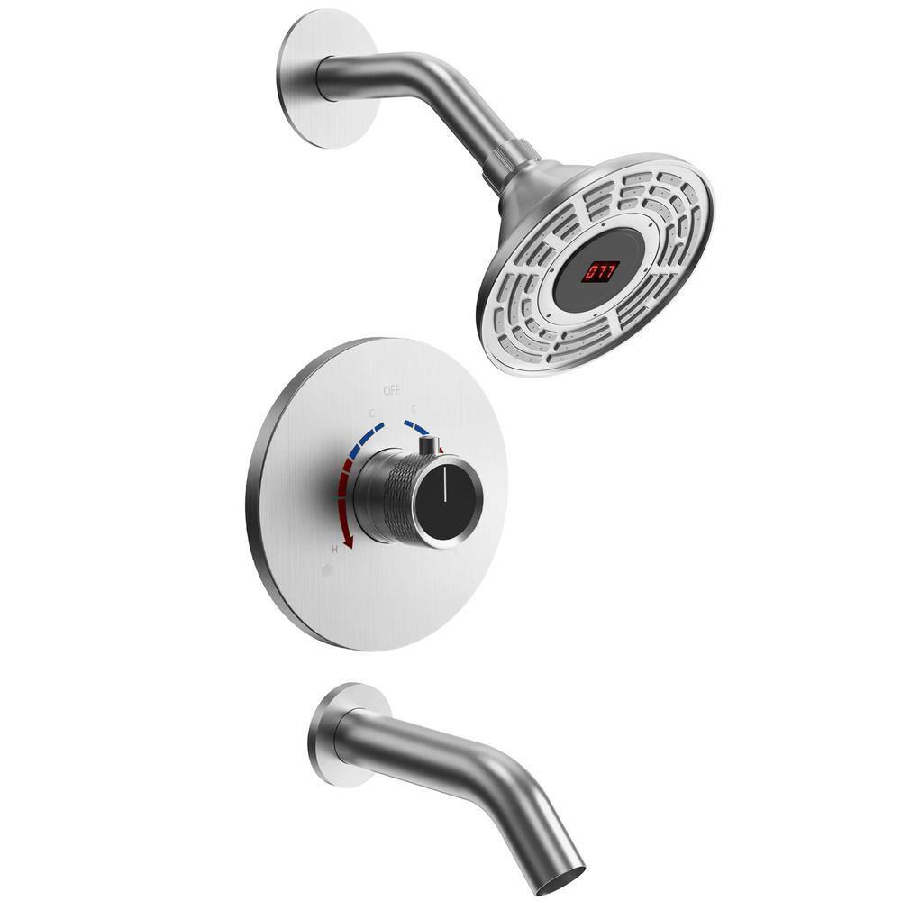 Reviews for GRANDJOY Smart Temperature Grain with Valve 2-Spray Wall ...