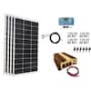 WindyNation 400-Watt Monocrystalline Solar Panel Kit with 30 Amp Solar ...