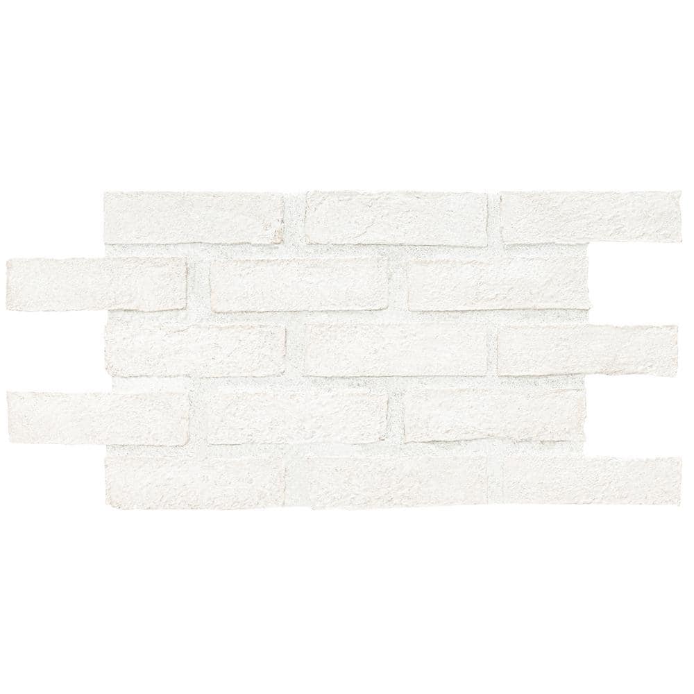 MSI Take Home Tile Sample-Alpine White 4 in. x 4 in. Textured Clay ...