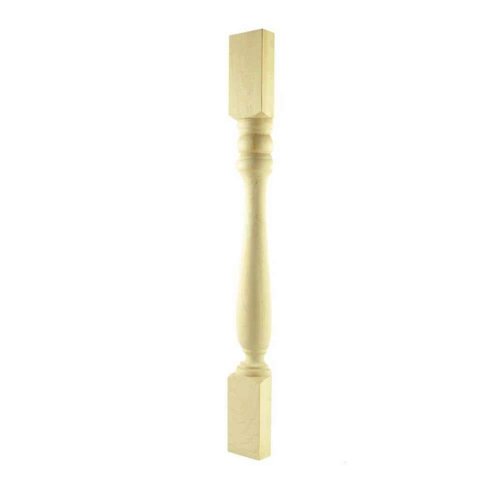 Alexandria Moulding 3-1/2 in. x 1-3/4 in. x 35-1/4 in. Maple ...
