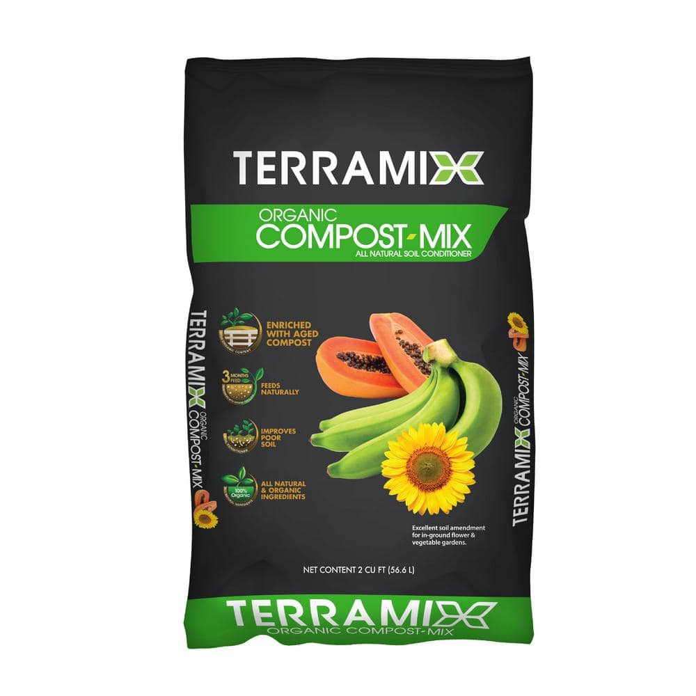 2 cu. ft. Organic Soil Compost Mix Black TM018 - The Home Depot