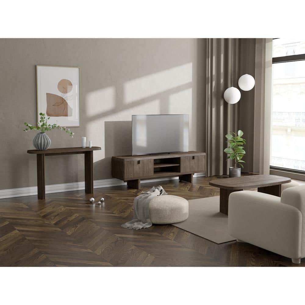 Nyhus Kelsier 48 in. Espresso Rectangle Wood Coffee Table KELS-5361-ESP ...