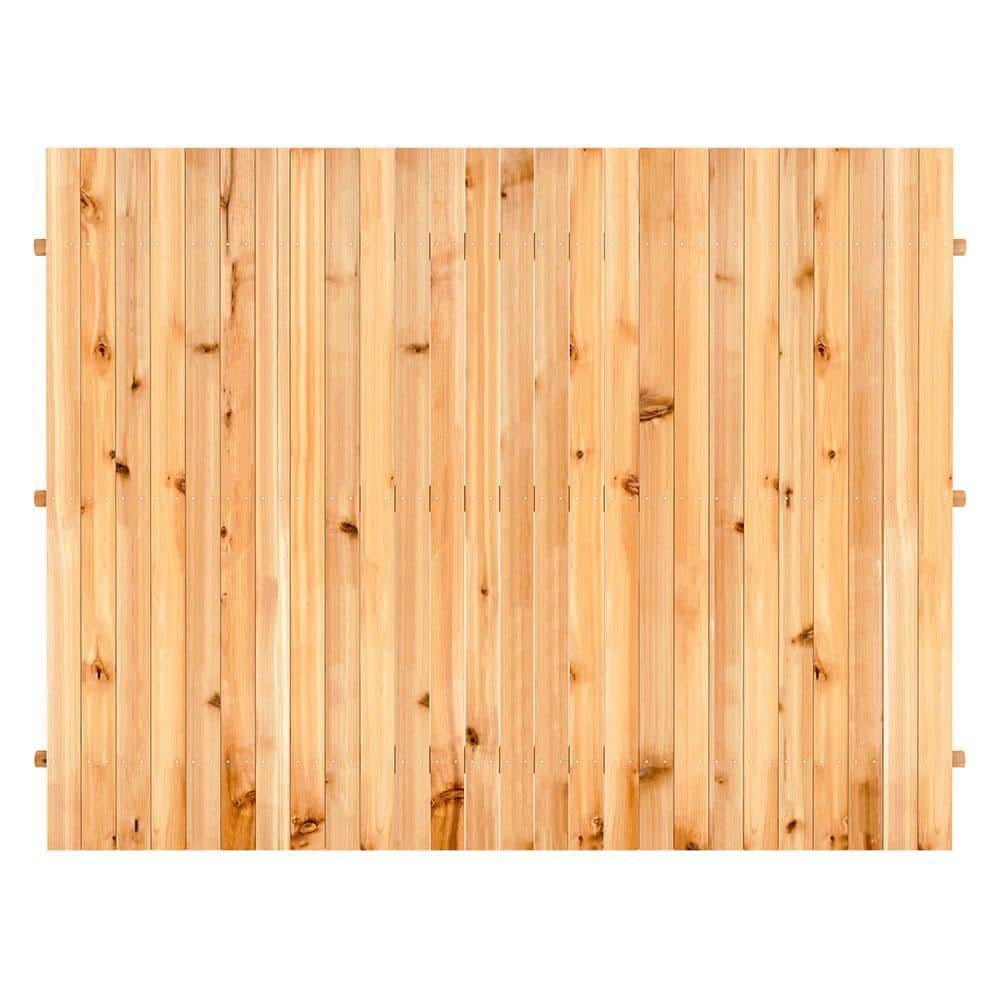 Reviews for Outdoor Essentials 6 ft. x 8 ft. Cedar Doweled Flat-Top ...