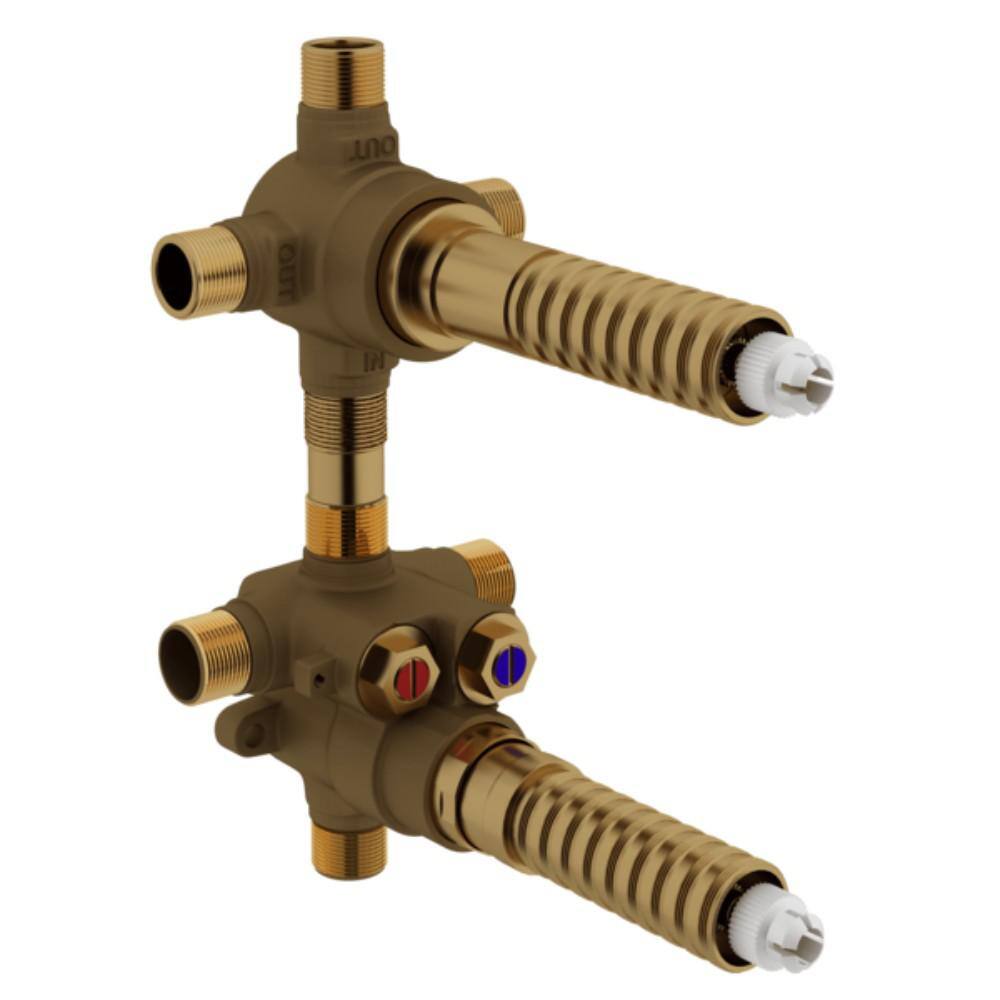 ROHL Universal Concealed .5 in. Thermostatic Rough Valve Body R1053BD ...
