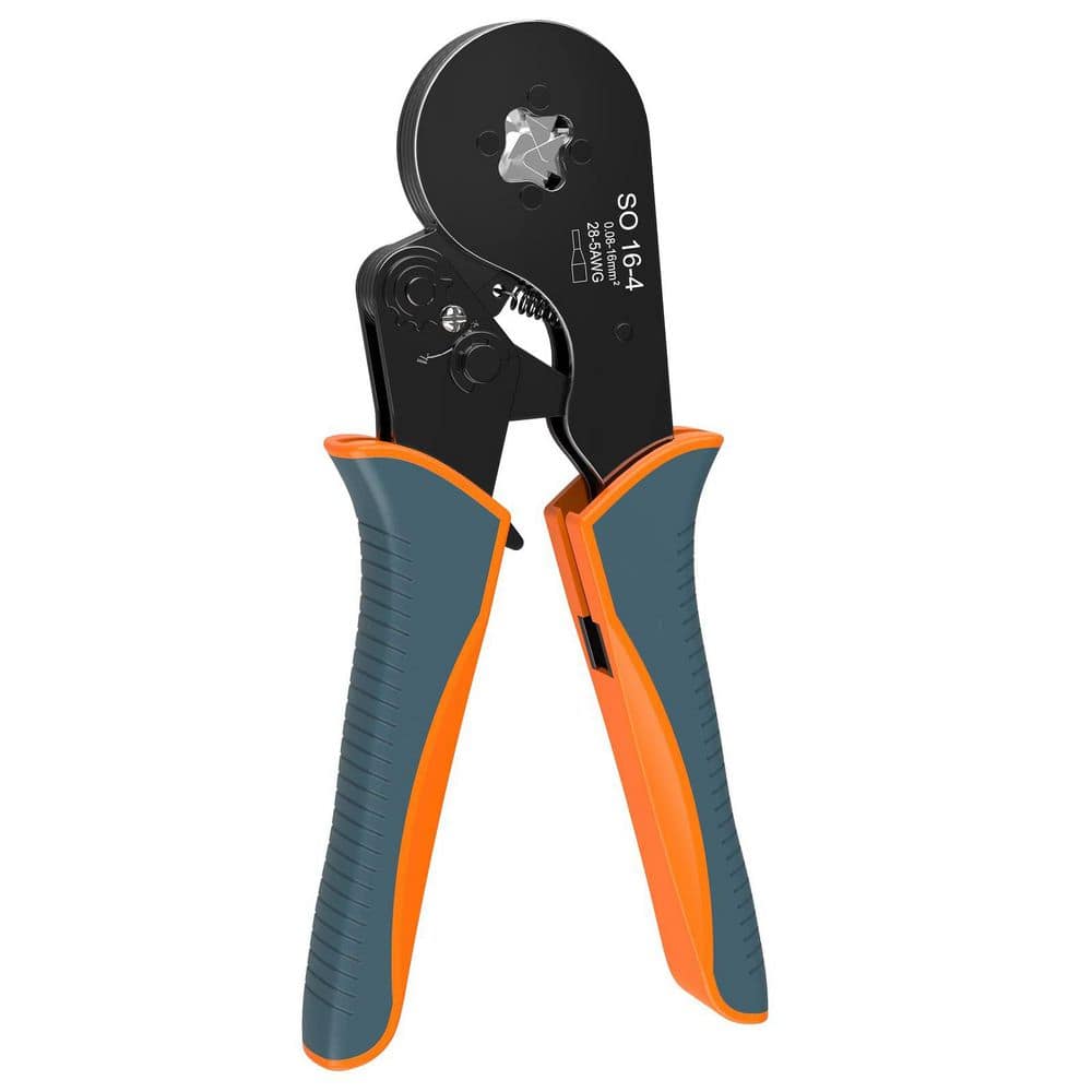 Wire Ferrule Crimping Tool Self Adjustable Square Jaw Crimper for ...
