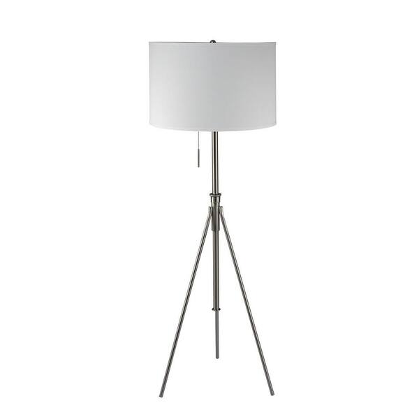 Jushua 1-Light 33.5 in. H Adjustable Tripod Floor with KD Shade, Task ...