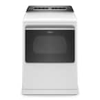 Whirlpool 7.4 cu. ft. White Front Load Electric Dryer with AccuDry ...