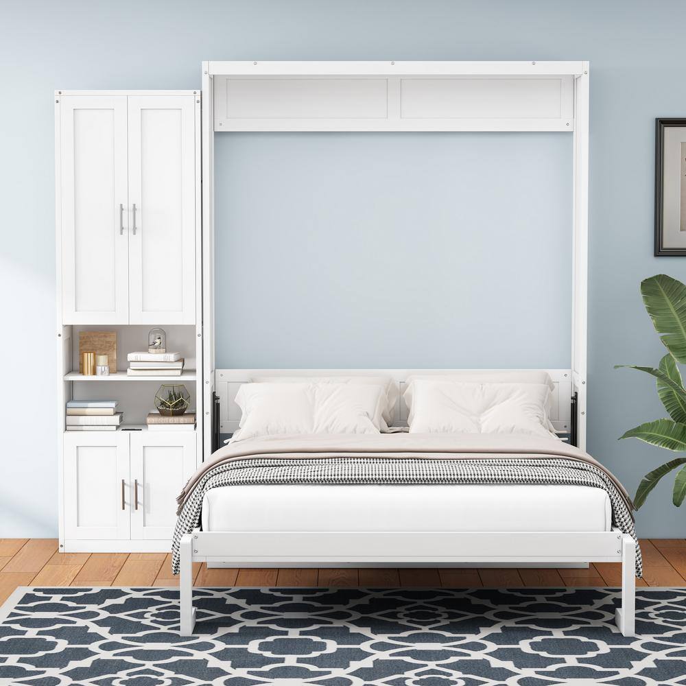 Have a question about Harper & Bright Designs White Wood Frame Full ...