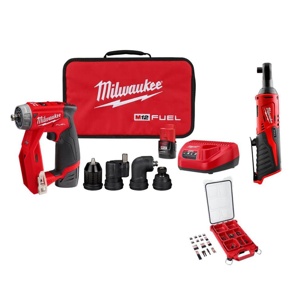 Reviews for Milwaukee M12 FUEL 12V 4-in-1 Installation 3/8 in. Drill ...