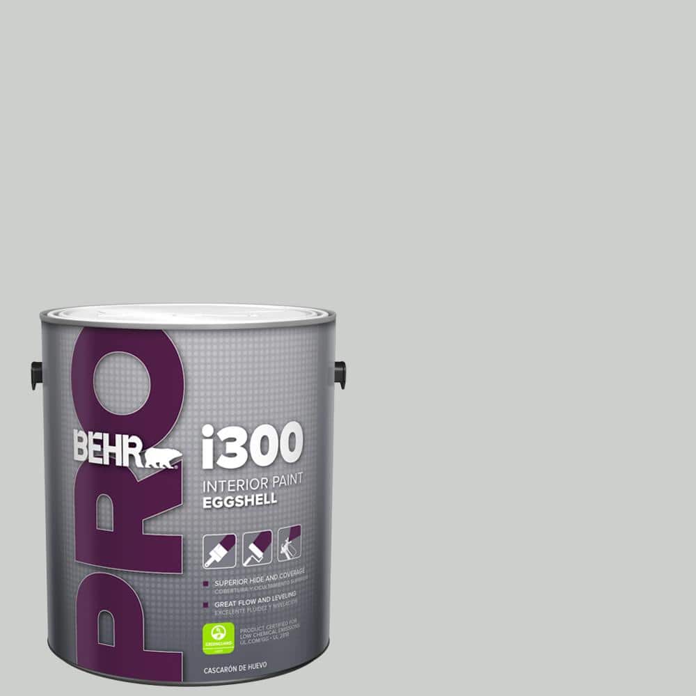 BEHR PRO 1 gal. #N460-2 Planetary Silver Eggshell Interior Paint ...