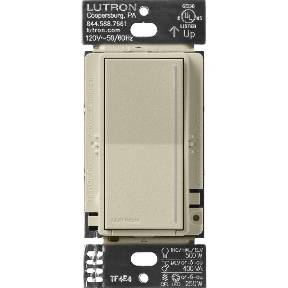 Lutron Sunnata Pro LED+ Touch Dimmer Switch, for 500W ELV/MLV, 250W LED ...