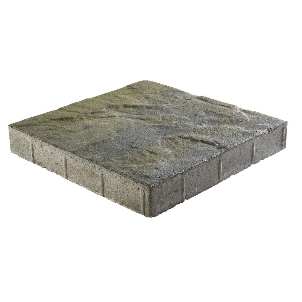 Pavestone Taverna Square 16 in. x 16 in. x 2 in. Bluestone Concrete ...