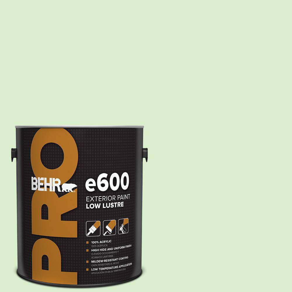 BEHR PRO 1 gal. #430A-2 Seafoam Spray Low Luster Exterior Paint PR62001 ...