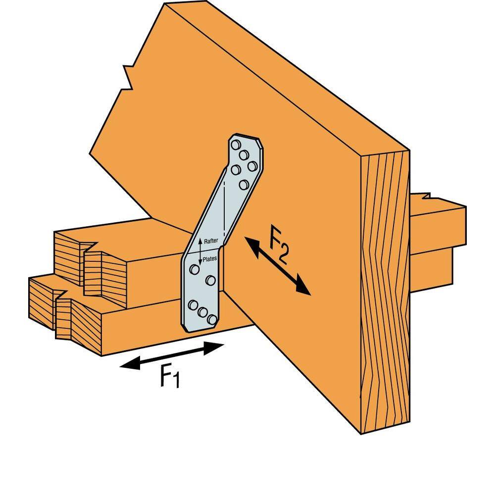 Simpson Strong-Tie 18-Gauge Hurricane Tie H2.5T - The Home Depot