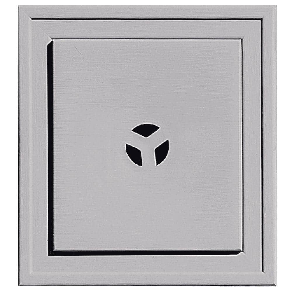 Builders Edge 7.9375 in. x 7.3125 in. #016 Gray Slim Line Universal ...