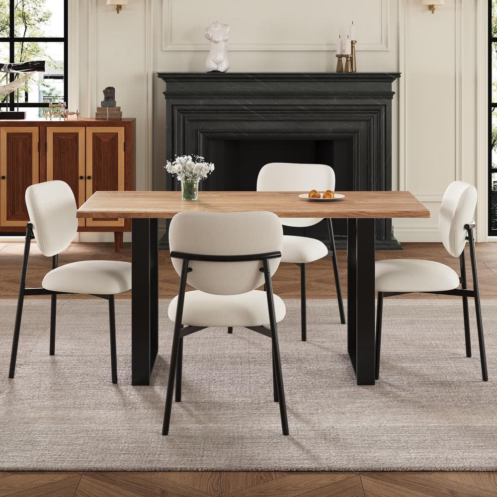 CHRISTOPHER KNIGHT HOME Elvryn 5-pc Upholstered Dining Set, Iron Frame ...