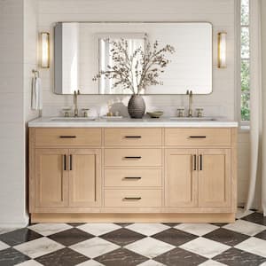 ARIEL Hepburn 42 in. Single Sink Freestanding Bathroom Vanity in White ...
