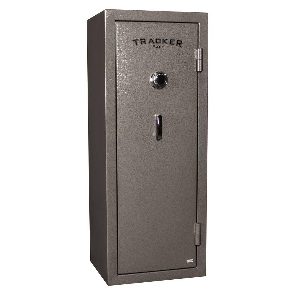 Tracker Safe 14-Gun Fire-Resistant Combination Gun Safe, Gray TS14-GRY ...