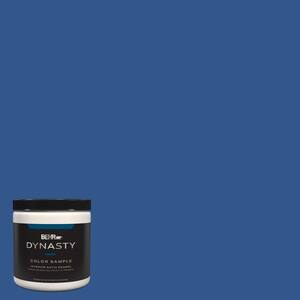 BEHR PREMIUM PLUS 8 oz. #PPU15-03 Dark Cobalt Blue Satin Enamel ...