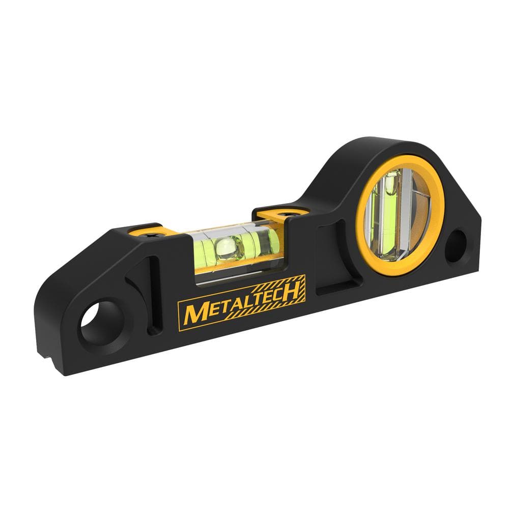 MetalTech 6.25 in. Die-Cast Scaffold Level in Aluminum, Small Heavy ...