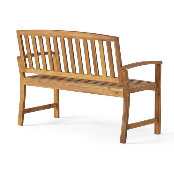 Leora wooden garden bench store