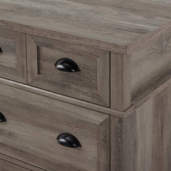 Have a question about Welwick Designs Farmhouse Grey Wash 6 Drawer 52 in. W Dresser with Faux Double Drawers Pg 0 The Home Depot