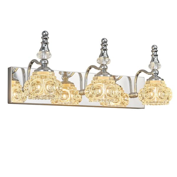 ZHLWIN Home Lighting Fixture Width 19.68" In. " 3-light Chrome Modern ...