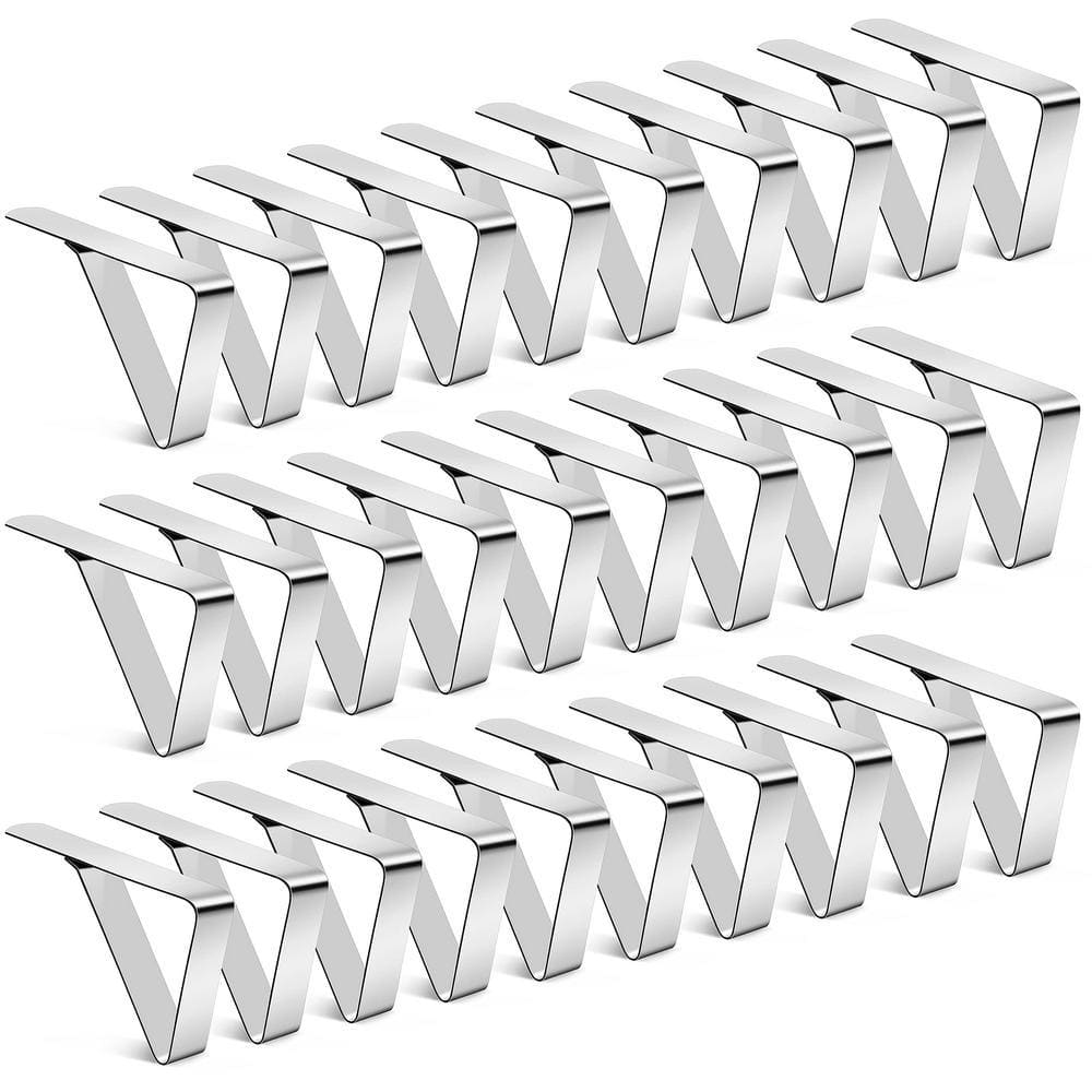 Angel Sar Stainless Steel Picnic Tablecloth Clips for Outdoor Camping ...