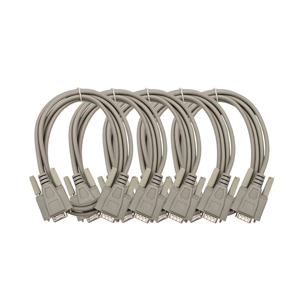 Micro Connectors, Inc 6 ft. VGA HD15 Male to Female Extension Cable (5 ...