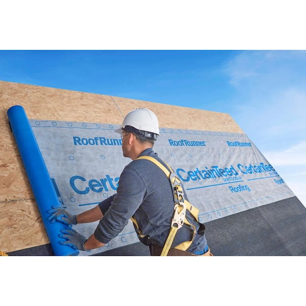 CertainTeed Synthetic Roofing Runner 10 sq. ft. Roof Underlayment ...