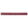 GenStone 42 in. x 3 in. x 3.75 in. Deep Red Brick Veneer Siding Ledger ...