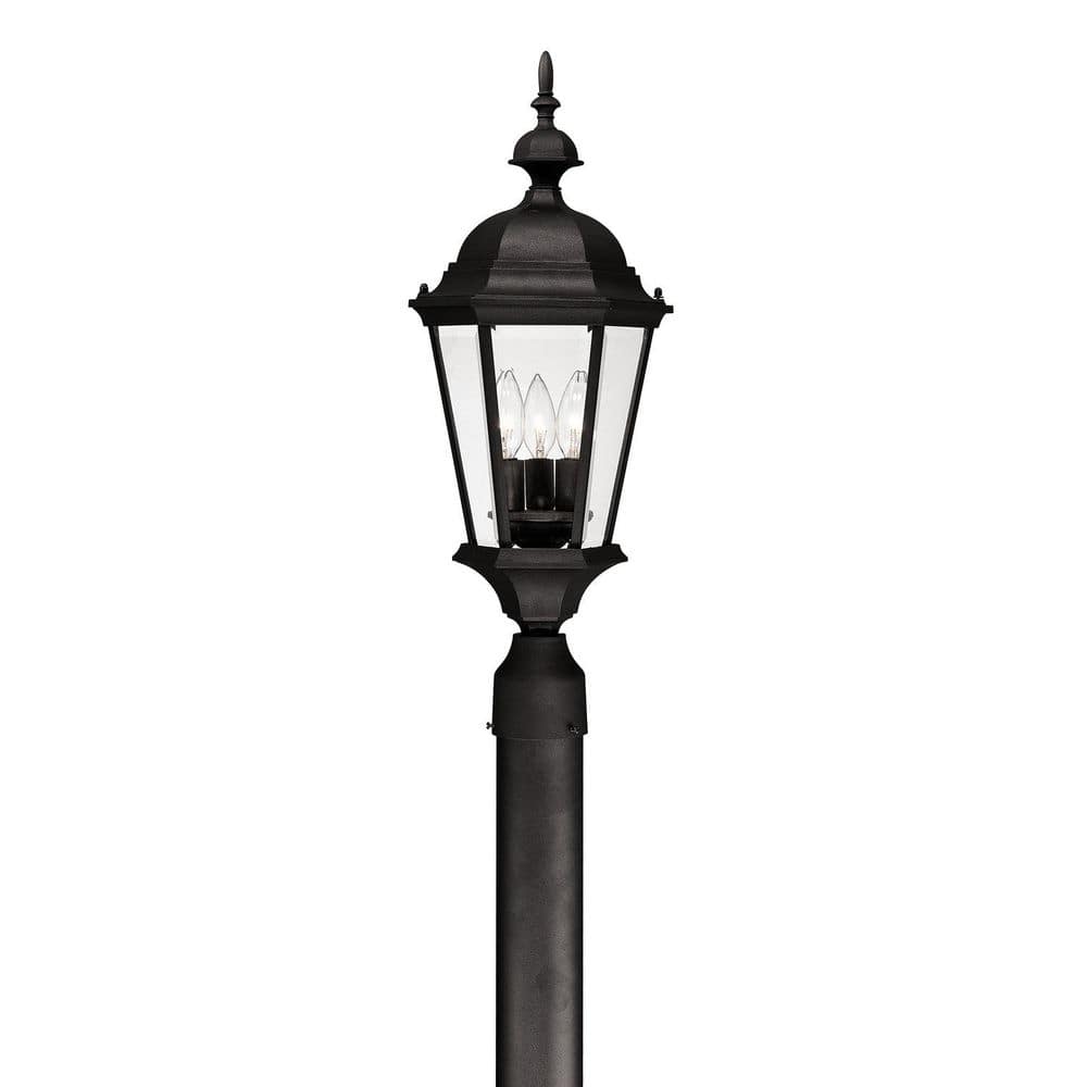 Capital Lighting Fixture Company Carriage House 3-Light Black Metal ...