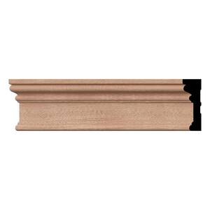 Ekena Millwork BRB3 0.69 in. D x 2.25 in. W x 96 in. L Wood (Sapele ...
