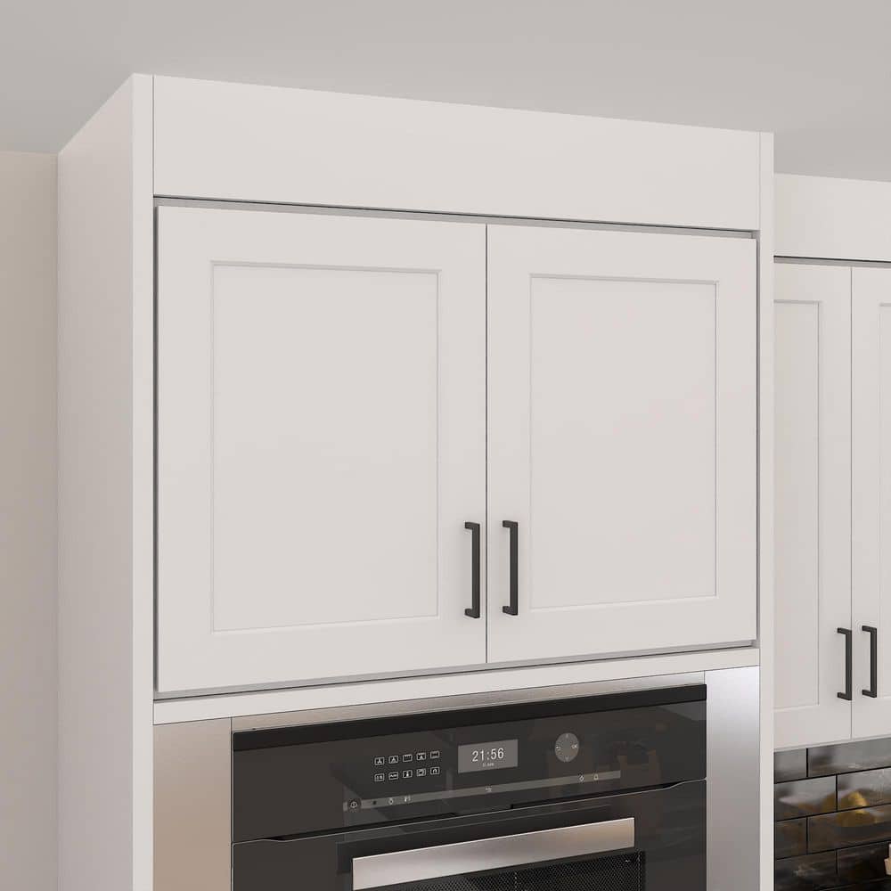 Furinno 36 in. W x 24 in. D x 24 in. H Ready to Assemble Wall Kitchen ...
