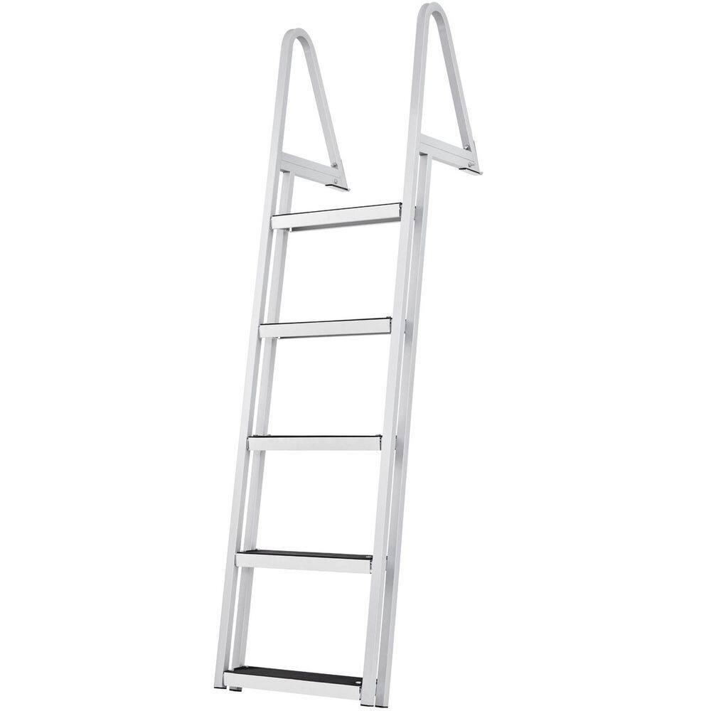 SKYSHALO Retractable Dock Ladder 5-Steps 3.1 in. Wide Standard ...
