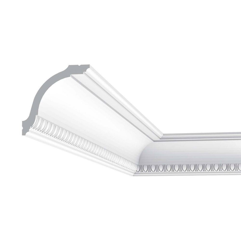 ORAC DECOR 3-3/4 in. x 3-5/8 in. x 78-3/4 in. Primed White Plain ...