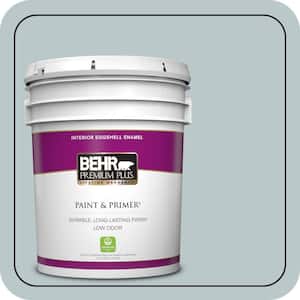 BEHR DYNASTY 1 Gal. #N470-2A Dusted Blue Matte Interior Stain-Blocking ...
