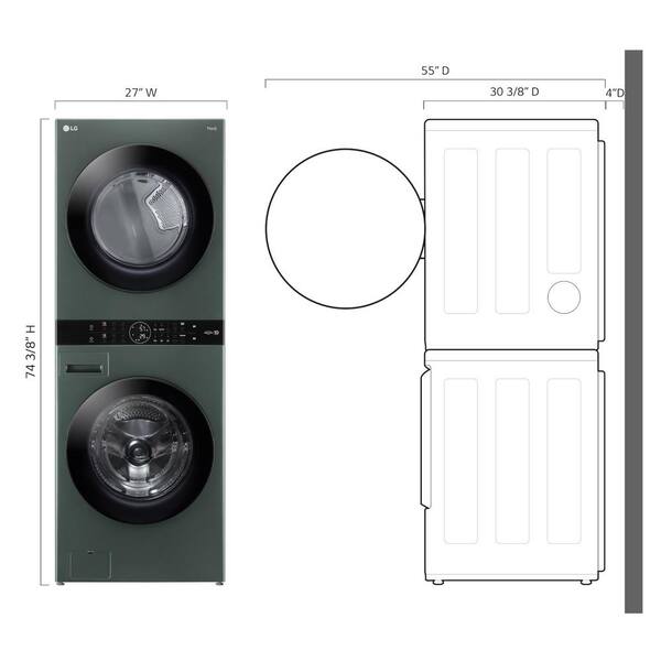 Lg wkex200hwa at home depot store