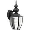 Progress Lighting Roman Coach Collection 1-Light Textured Black Clear ...