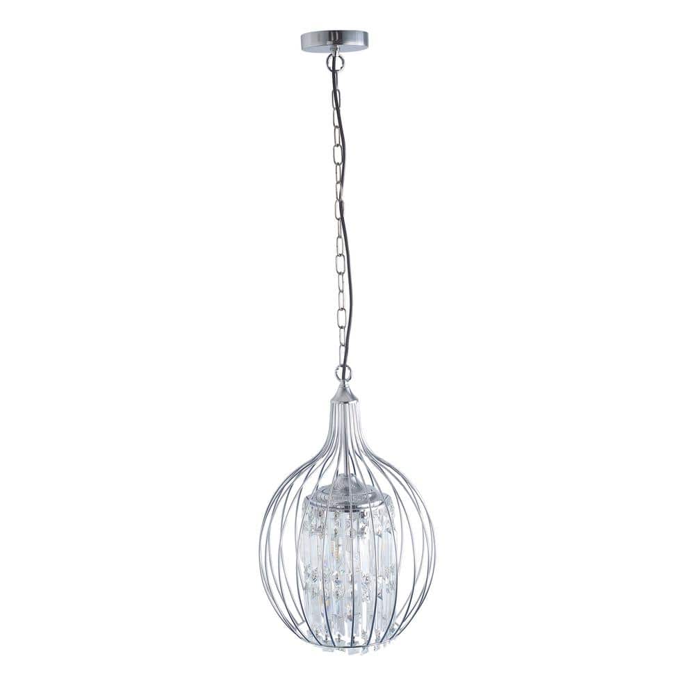 Sunpez Crystal Pendant Lights, 3-Light Silver Chandelier Ceiling Kitchen Pendant Lighting, No ...