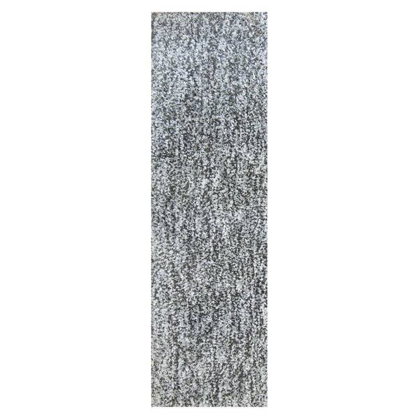 Lanart Soft Touch Shag Grey 2 ft. x 7 ft. Rug Runner SOFTT2X7GY - The ...