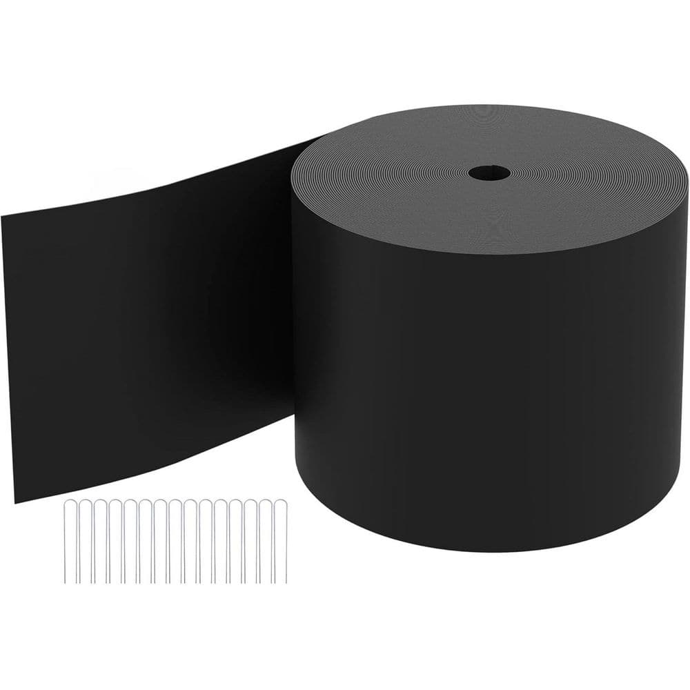Phewnyzo 50 ft. PVC Landscape Edging Coil – 5 in. Depth, Flexible ...