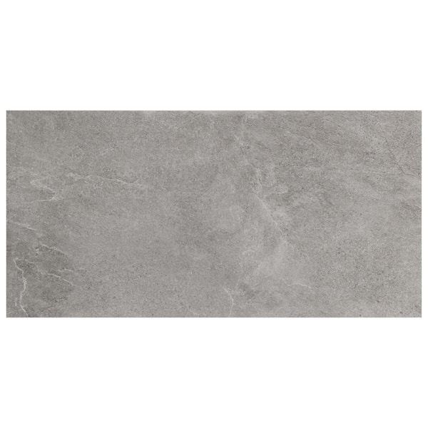 Ivy Hill Tile LithoTech Silver Gray 6 in. x 0.35 in. Matte Porcelain ...