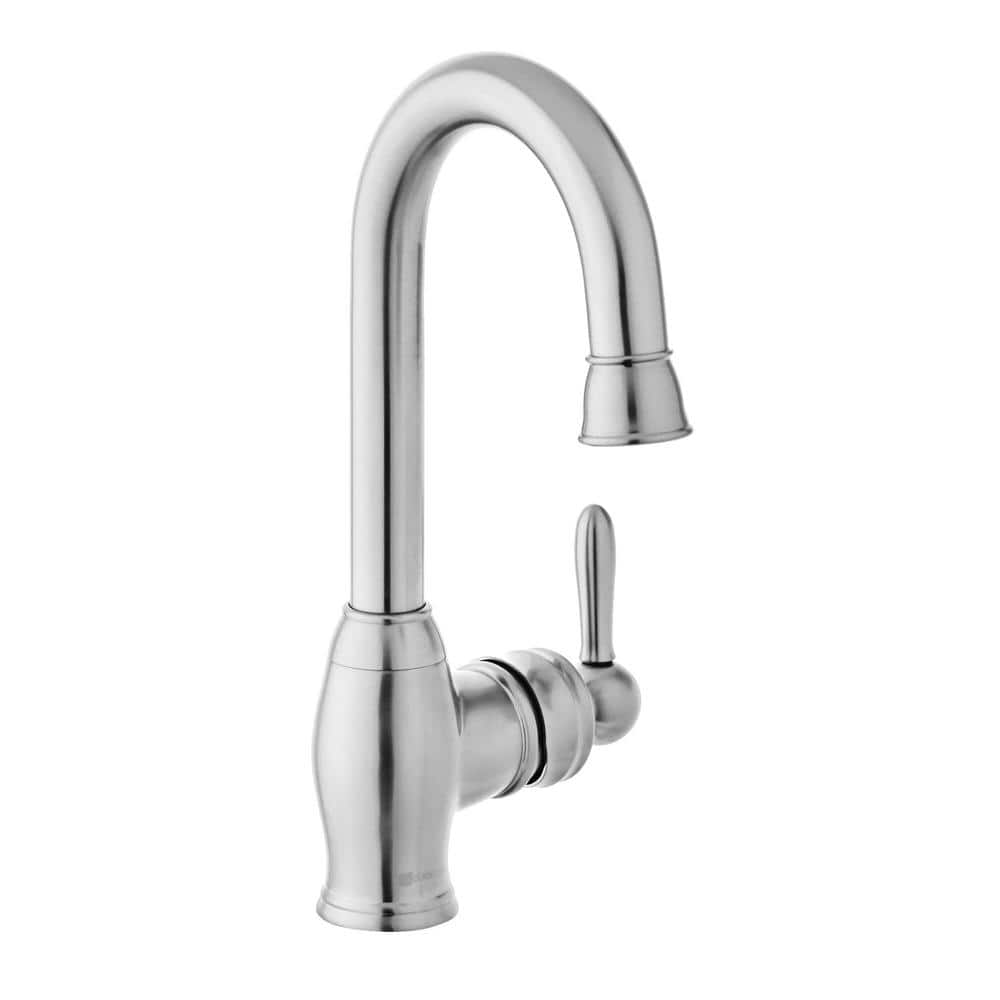Glacier Bay Newbury Single-Handle Bar Faucet in Stainless Steel ...